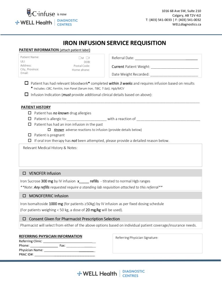 WELL Diagnostics | Requisitions