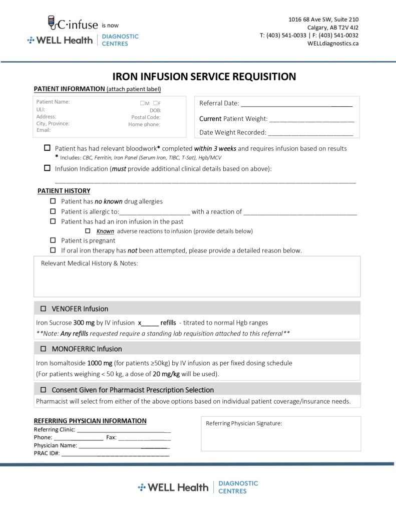 WELL Diagnostics | Requisitions