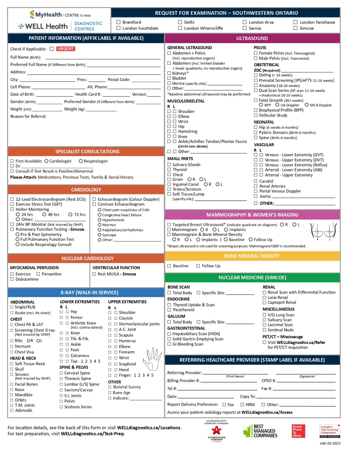 WELL Diagnostics | Requisitions